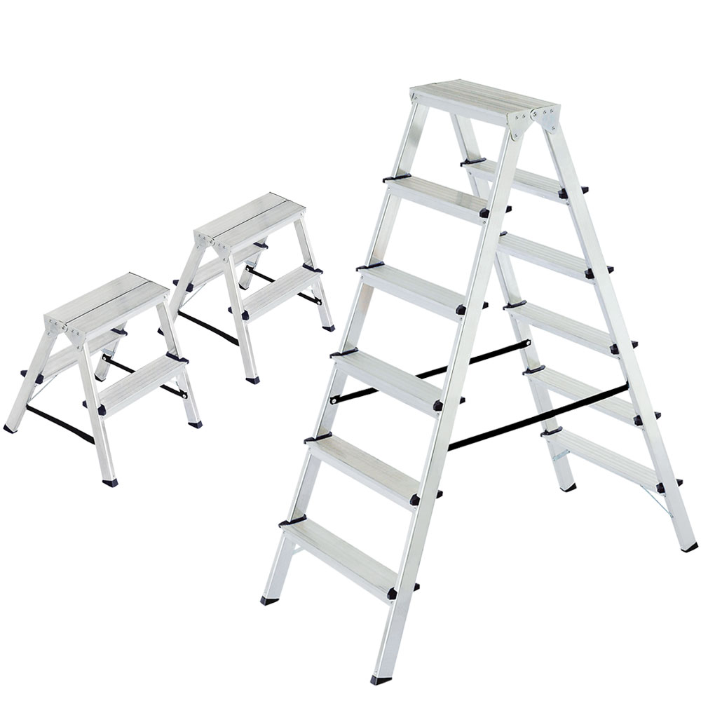 Set-Alu-Doppelleiter | Alu-Doppelleitern | Leitern und Gerüste ...
